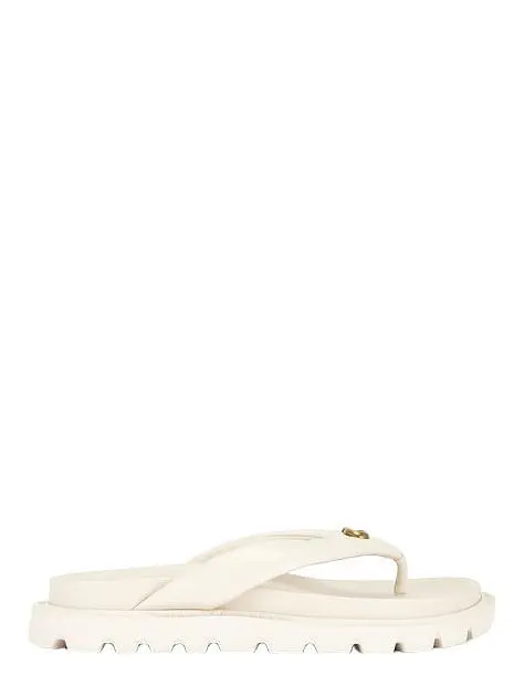 COACH Brynn Thong Sandal - Chalk