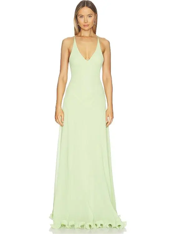 Delfi Estelle Dress - Lime