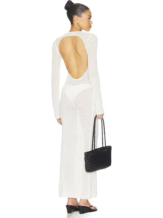 LOVERS AND FRIENDS Evette Knit Maxi Dress - White