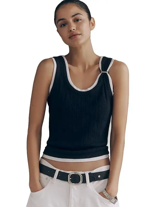 PILCRO Hardware Tank Top - Anthracite