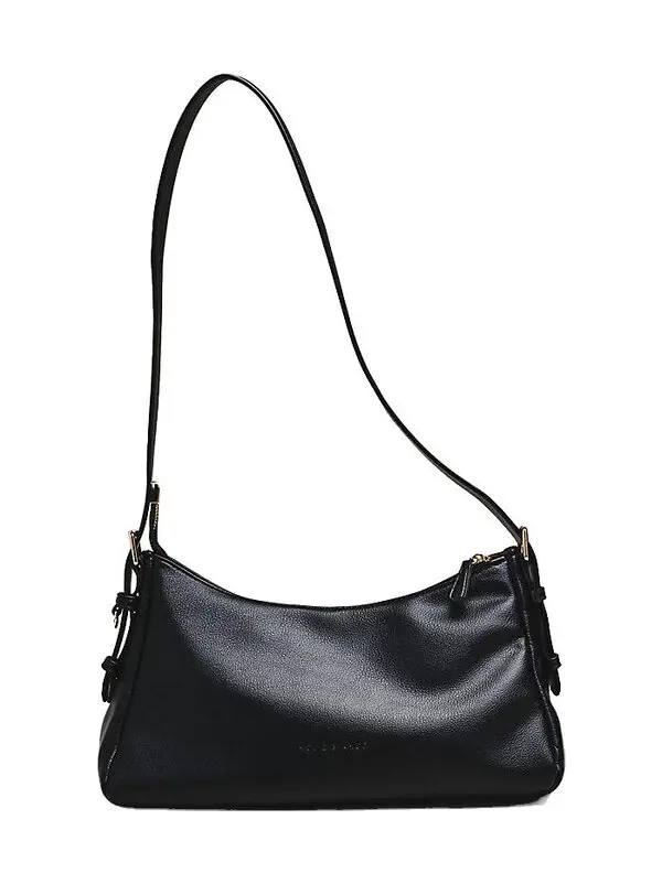 MELIE BIANCO Mayka Vegan Leather Shoulder Bag - Black
