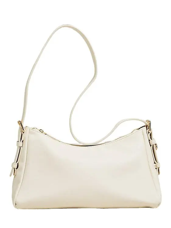 MELIE BIANCO Mayka Vegan Leather Shoulder Bag - Ivory