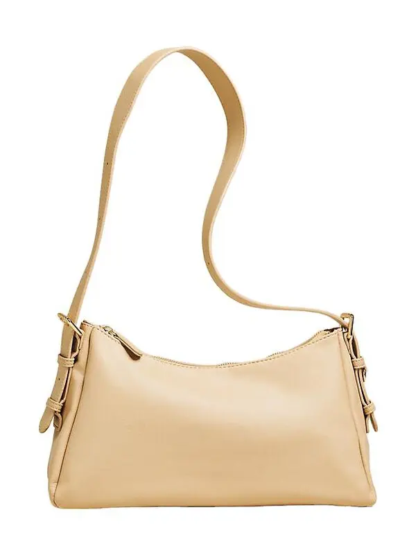 MELIE BIANCO Mayka Vegan Leather Shoulder Bag - Tan