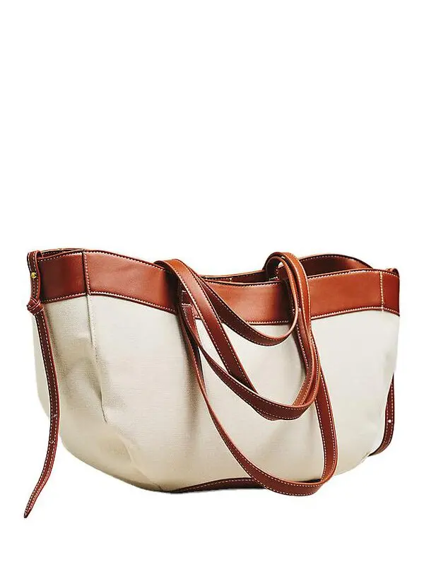 AOTA Canvas Tote Bag - Brown
