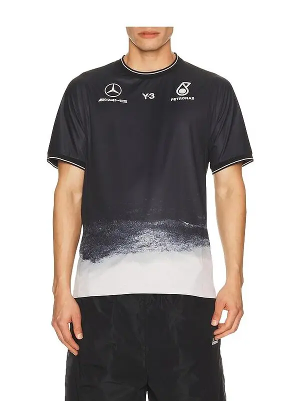 Y3 X F1 Mech Jersey - Black