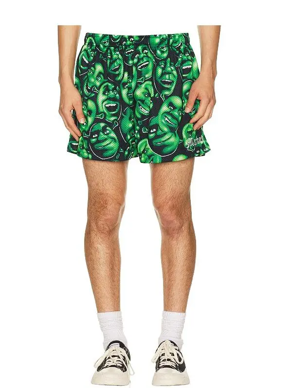 MARKET X Shrek All Over Print Mesh Shorts - Multi
