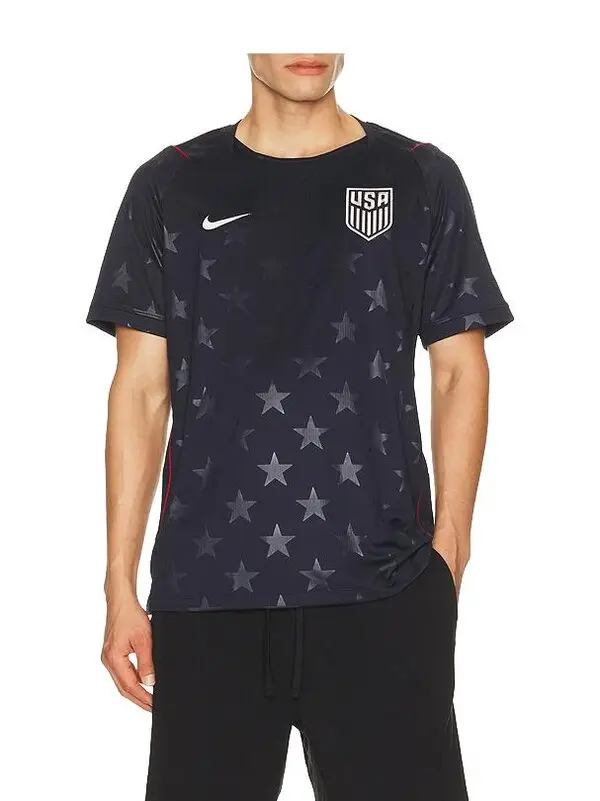 Nike Usa Dri-fit Stad Aw Jersey - Dark Obsidian & Pure Platinum