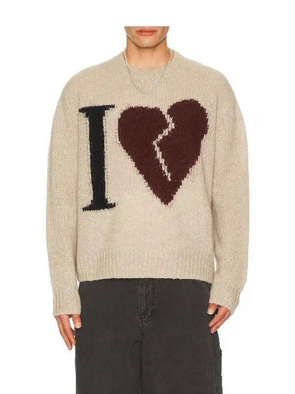 ALLSAINTS Lover Crew Sweater - Pebble Brown