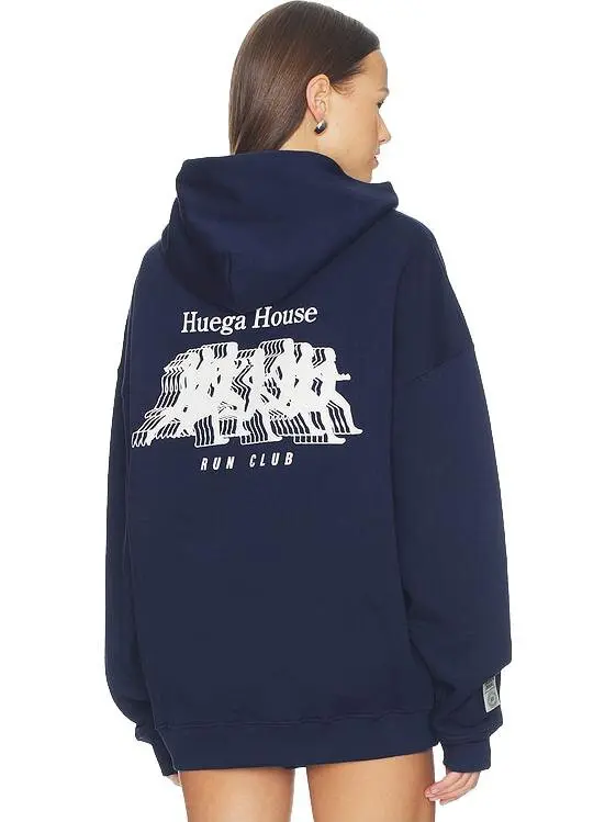 HUEGA HOUSE Miler Hoodie - Navy Blue