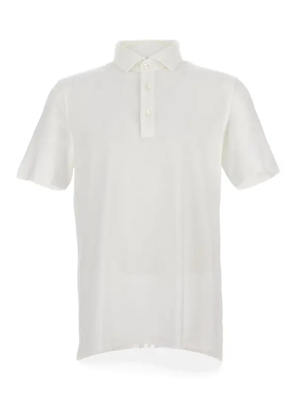 DRUMOHR Pique Polo Shirt - White