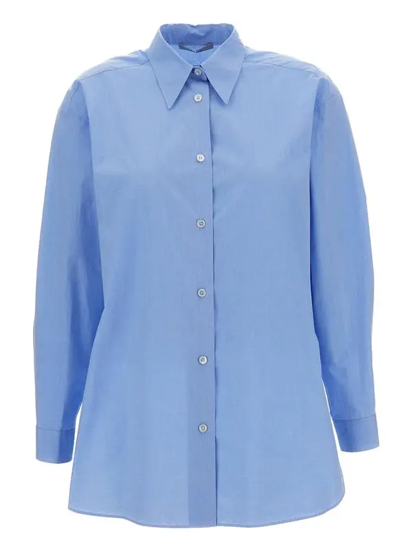 Dusan Cotton Shirt - Sky Blue