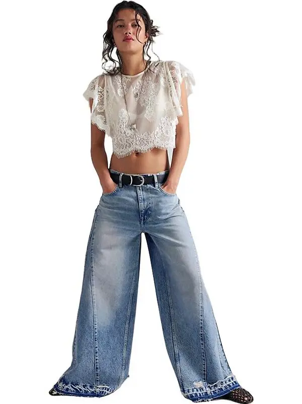 Free People We The Free Apollo Wide-leg Jeans - Streamline