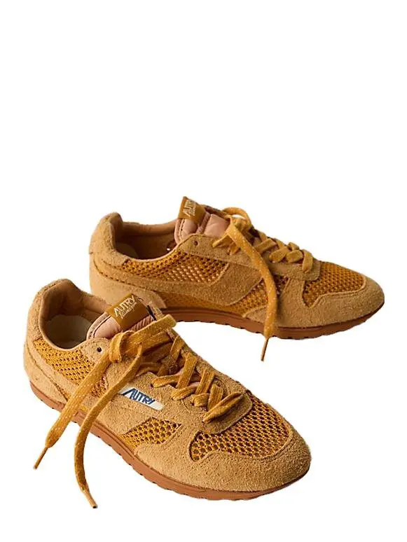 AUTRY Windspin Low-top Mesh Sneakers - Brown Muscat/brown