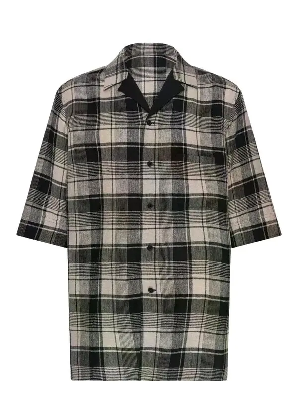 Yohji Yamamoto Plaid Shirt - Neutrals