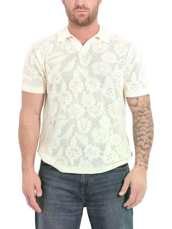Nn07 Ryan Floral Open T-shirt - Neutrals