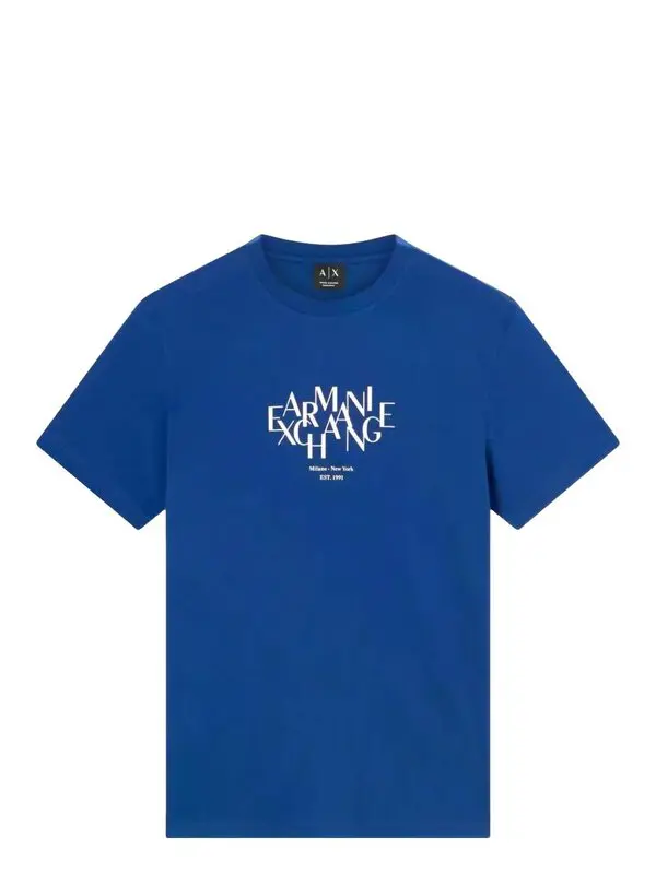 Armani Exchange Crew-neck Graphic T-shirt - Blue