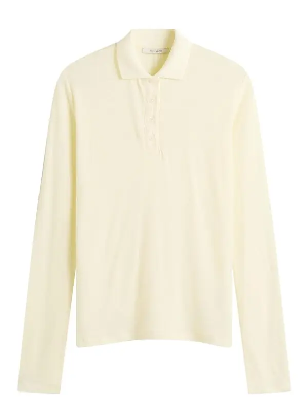 ENTIRE STUDIOS Long Sleeve Polo - Limone