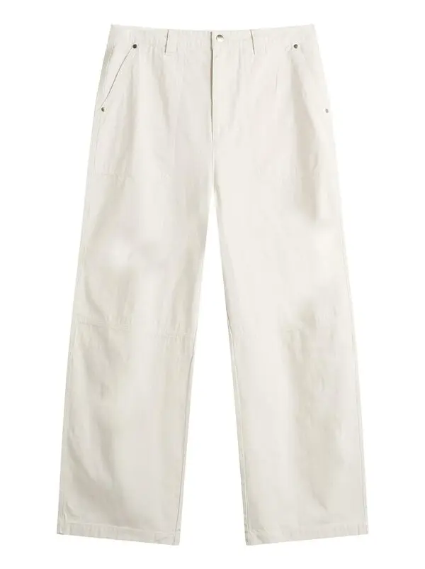 ABOUT:BLANK Wide Leg Carpenter Trousers - Oat