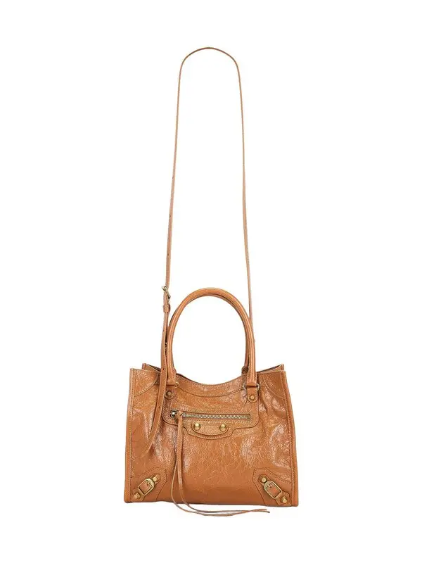 Balenciaga Le City Mini Tote Bag - Camel