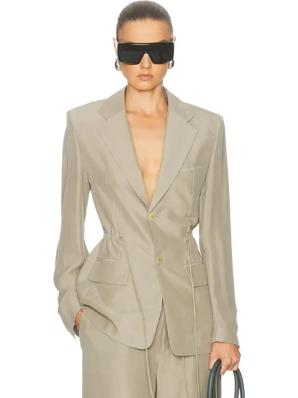Alexander Wang Blazer - Army Tan