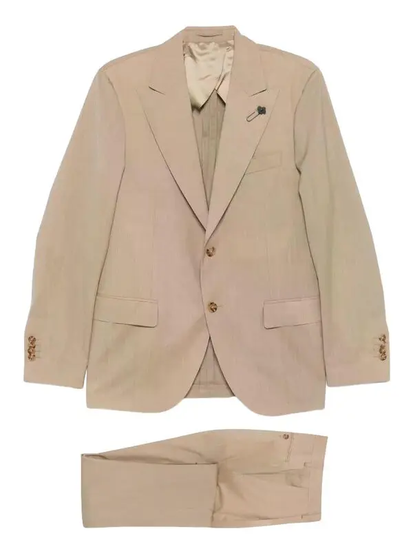 LARDINI Single-breasted Suit - Neutrals