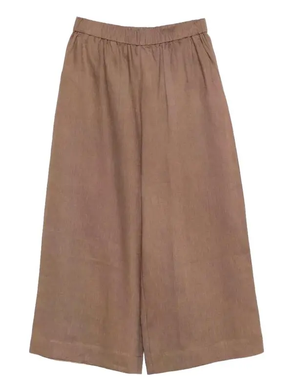 Max Mara Elasticated-waistband Trousers - Brown