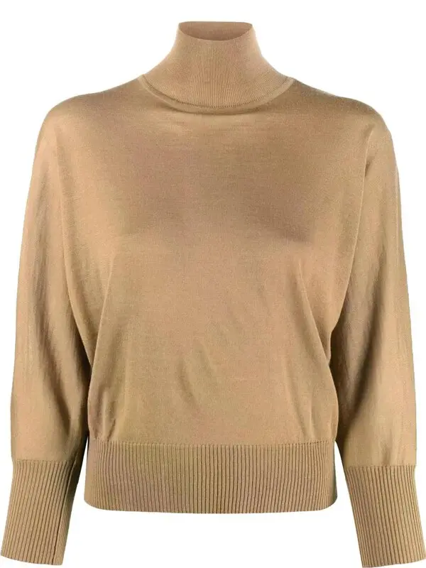 Max Mara Three-quarter Sleeve Jumper - Brown