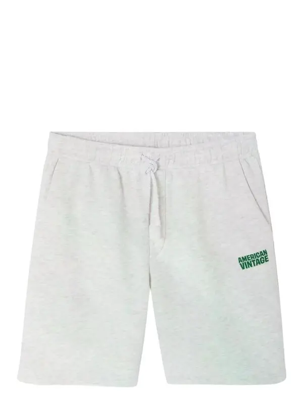 American Vintage Baptown Drawstring Shorts - Grey