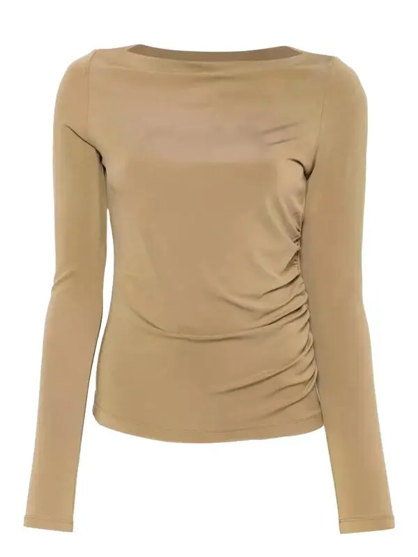 Max Mara Ruched Top - Neutrals