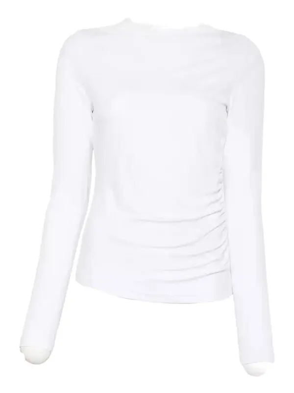 Max Mara Boat-neck Top - White