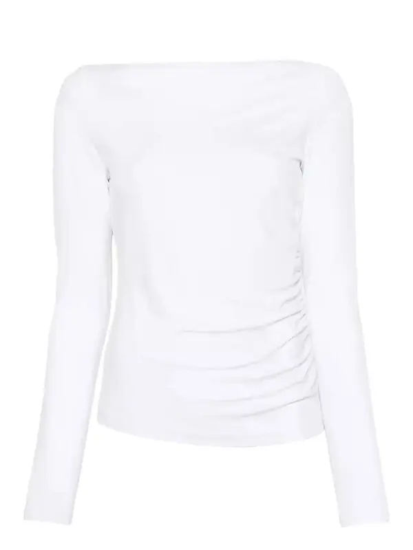 Max Mara Boat-neck Top - White