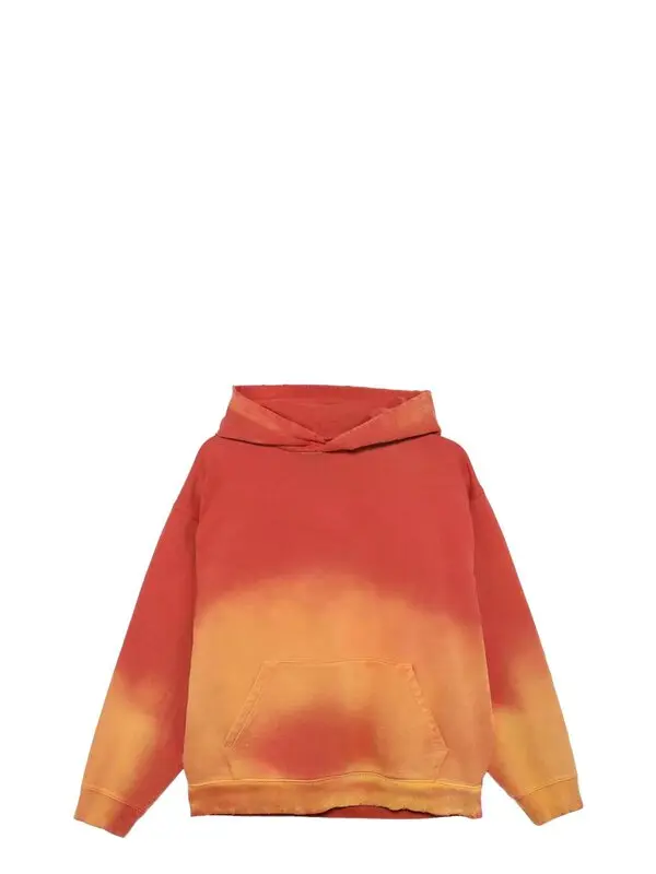 PAURA Santi Distressed Hoodie - Red