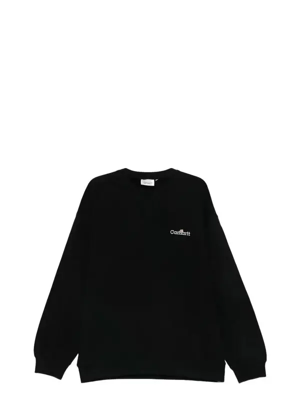 Carhartt Work In Progress Embroidered Logo Sweatshirt - Black