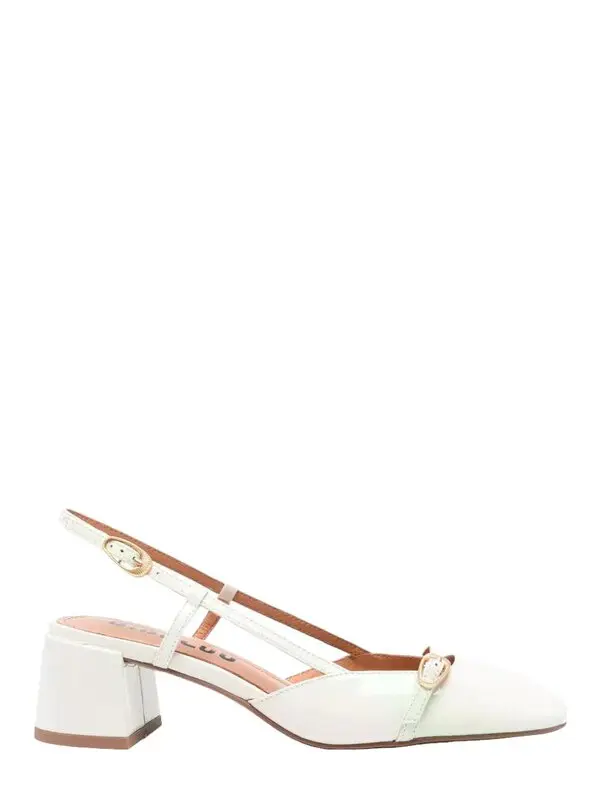 BIBI LOU Buckle-fastening Slingback Sandals - White