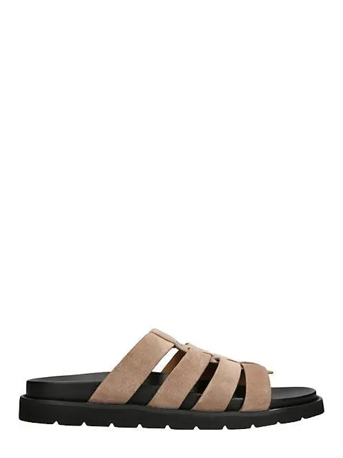 Steve Madden Ankara Suede Sandals - Tan