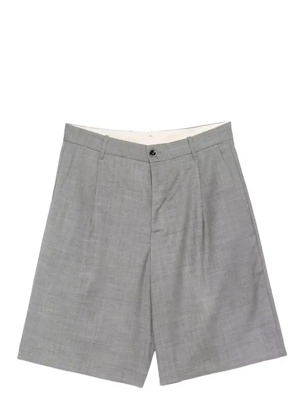 NINE:INTHE:MORNING Odell Pleated Shorts - Grey