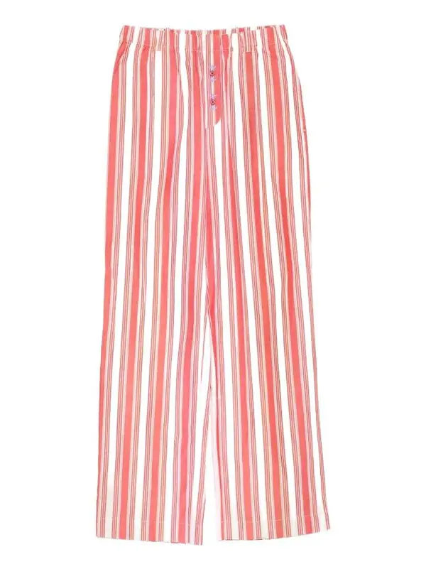 Stine Goya Striped Trousers - Red