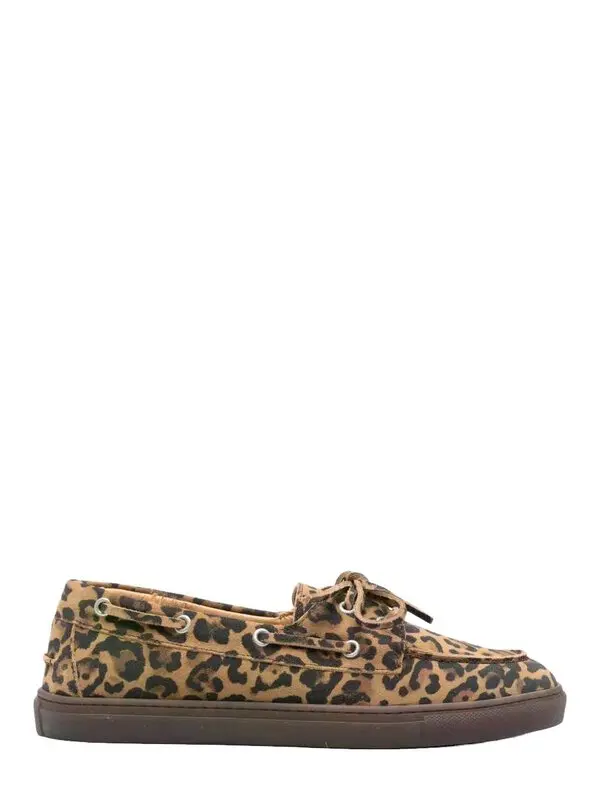 SUMMERY COPENHAGEN Animal-print Sneakers - Brown