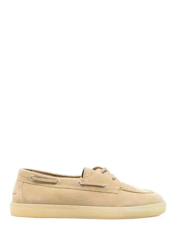SUMMERY COPENHAGEN Embossed-logo Boat Shoes - Neutrals