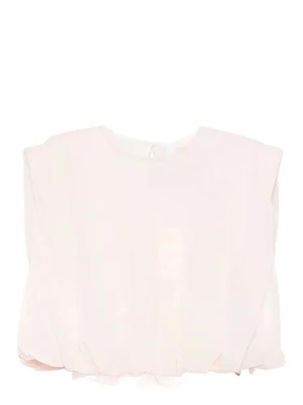 CFCL Overwrapped Cropped Top - Pink