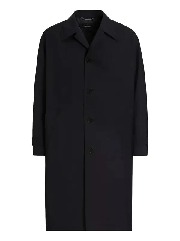 Dolce & Gabbana Single-breasted Coat - Blue