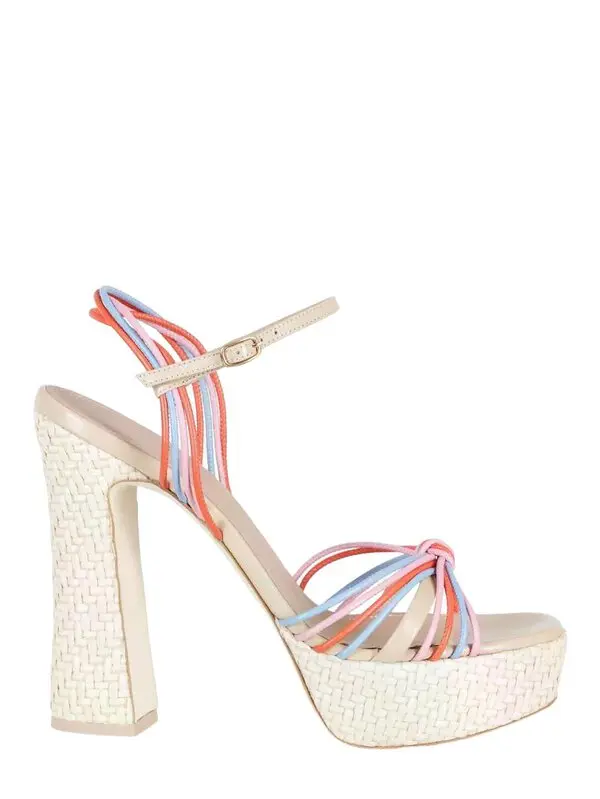 MALONE SOULIERS Lucille Strappy Platform Sandals - Neutrals