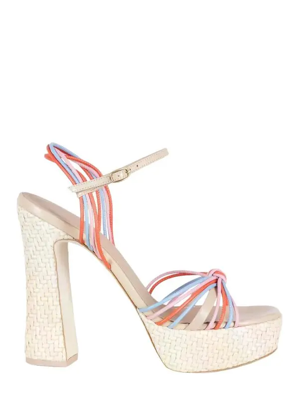 MALONE SOULIERS Lucille Strappy Platform Sandals - Neutrals