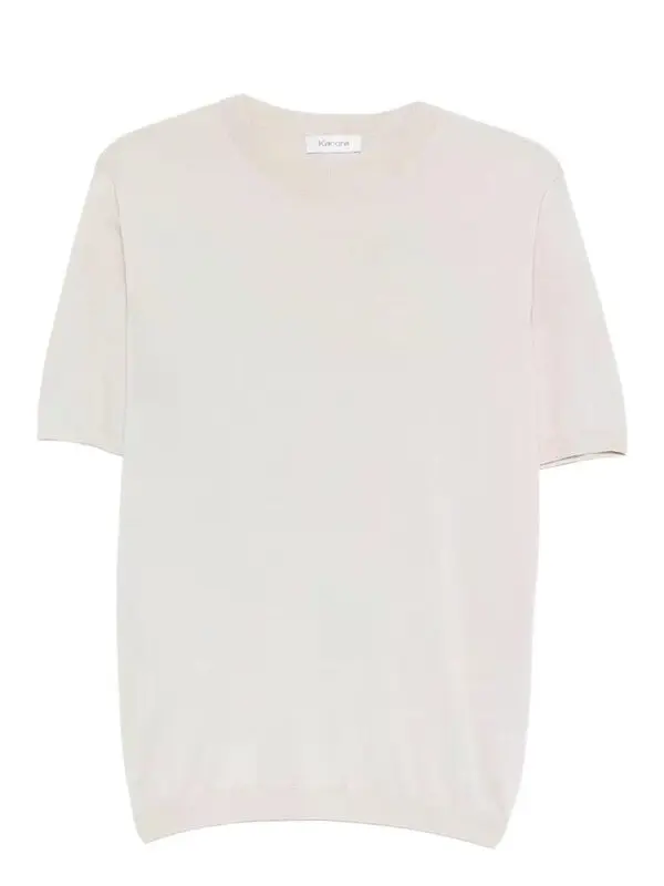 KANGRA Crew-neck T-shirt - Neutrals