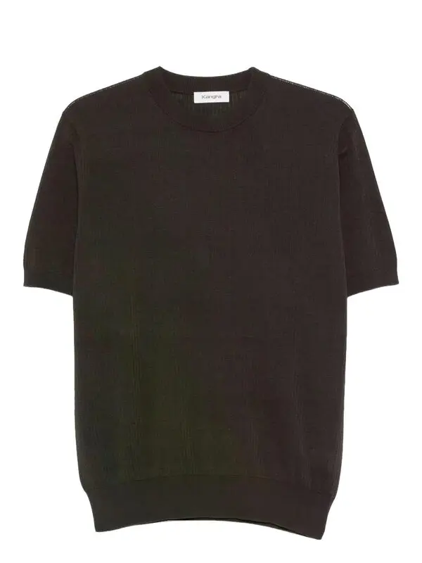 KANGRA Crew-neck T-shirt - Brown