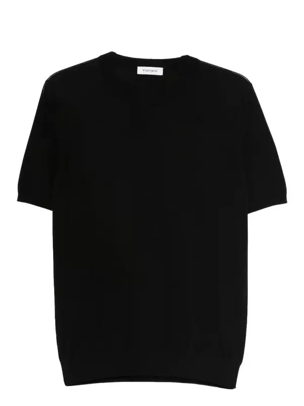 KANGRA Short-sleeve Crew-neck T-shirt - Black