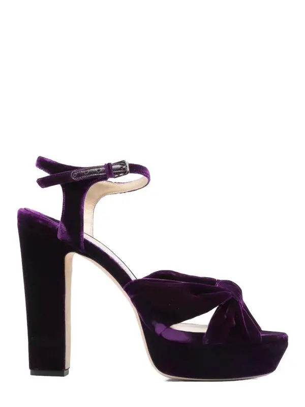 JIMMY CHOO Ankle-strap Platform Sandals - Purple