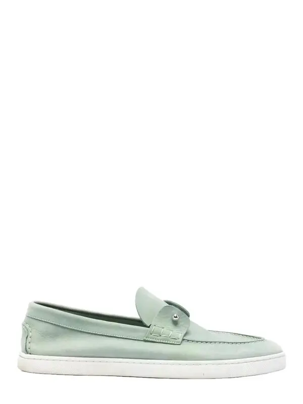 CHRISTIAN LOUBOUTIN Leather Loafers - Green
