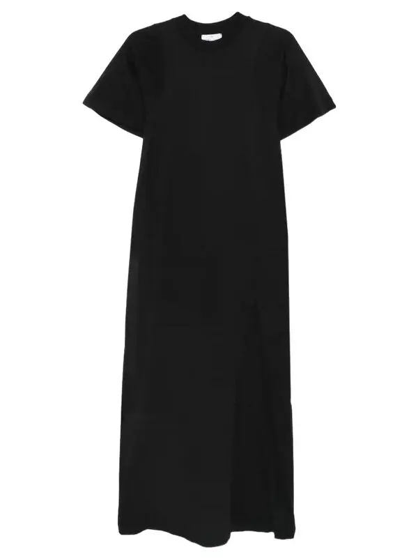 WOC Round-neck Maxi Dress - Black