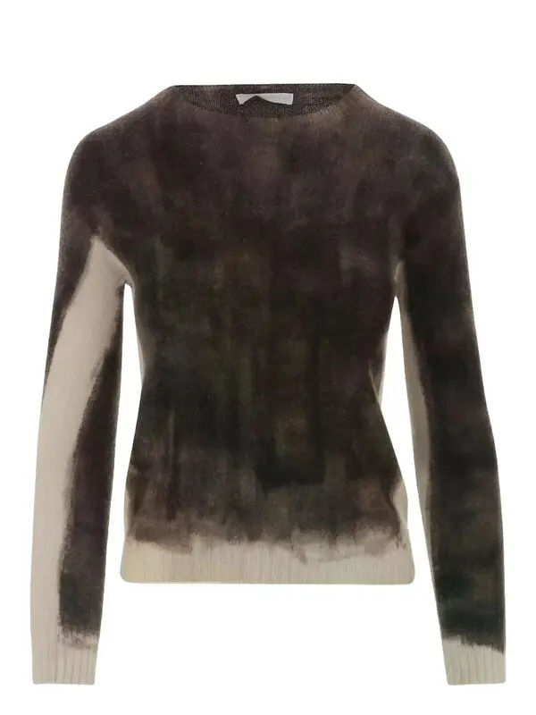 OLIVER LATTUGHI Crew-neck Cashmere Sweater - Brown